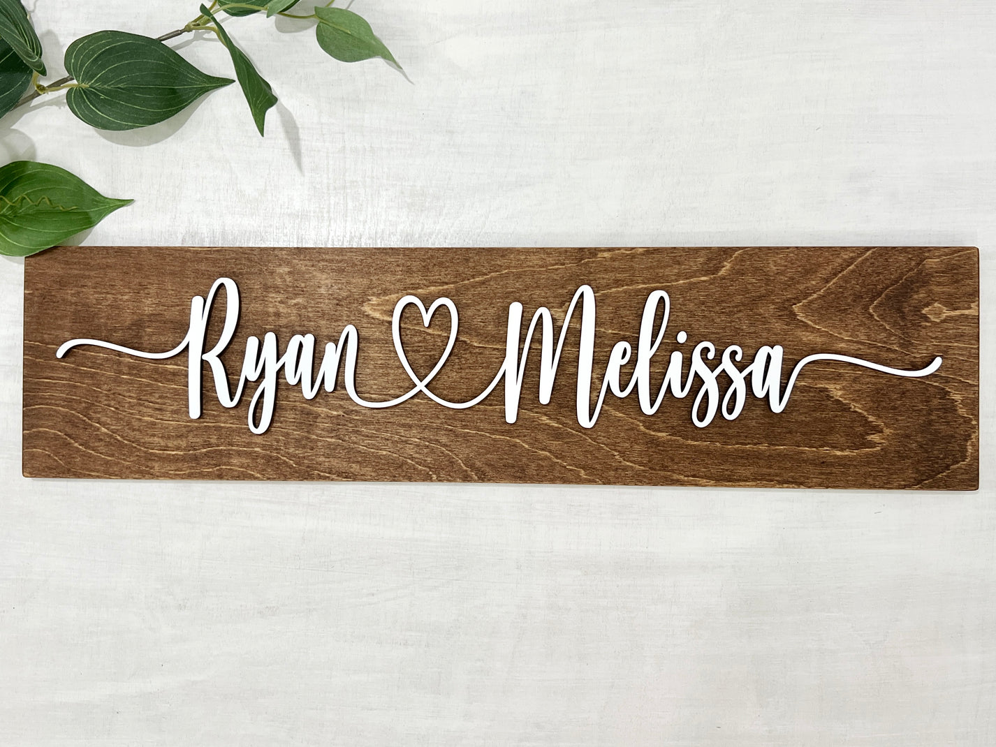Personalized Couple's Name Sign - Custom Wedding Gift Ideas ...