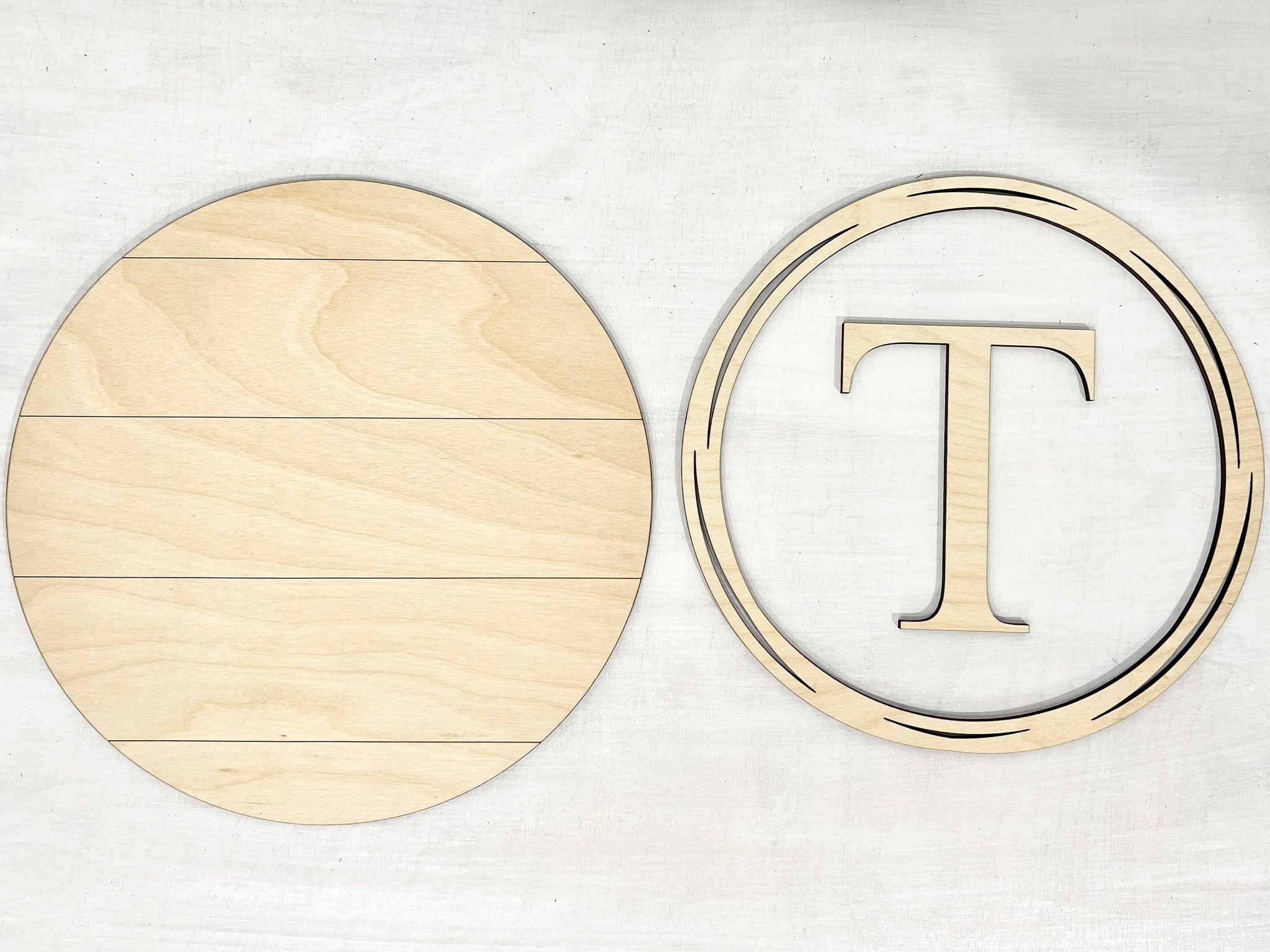 Monogram Sign Kit - DIY Personalized Letter Sign -Paint Kit Home Decor ...